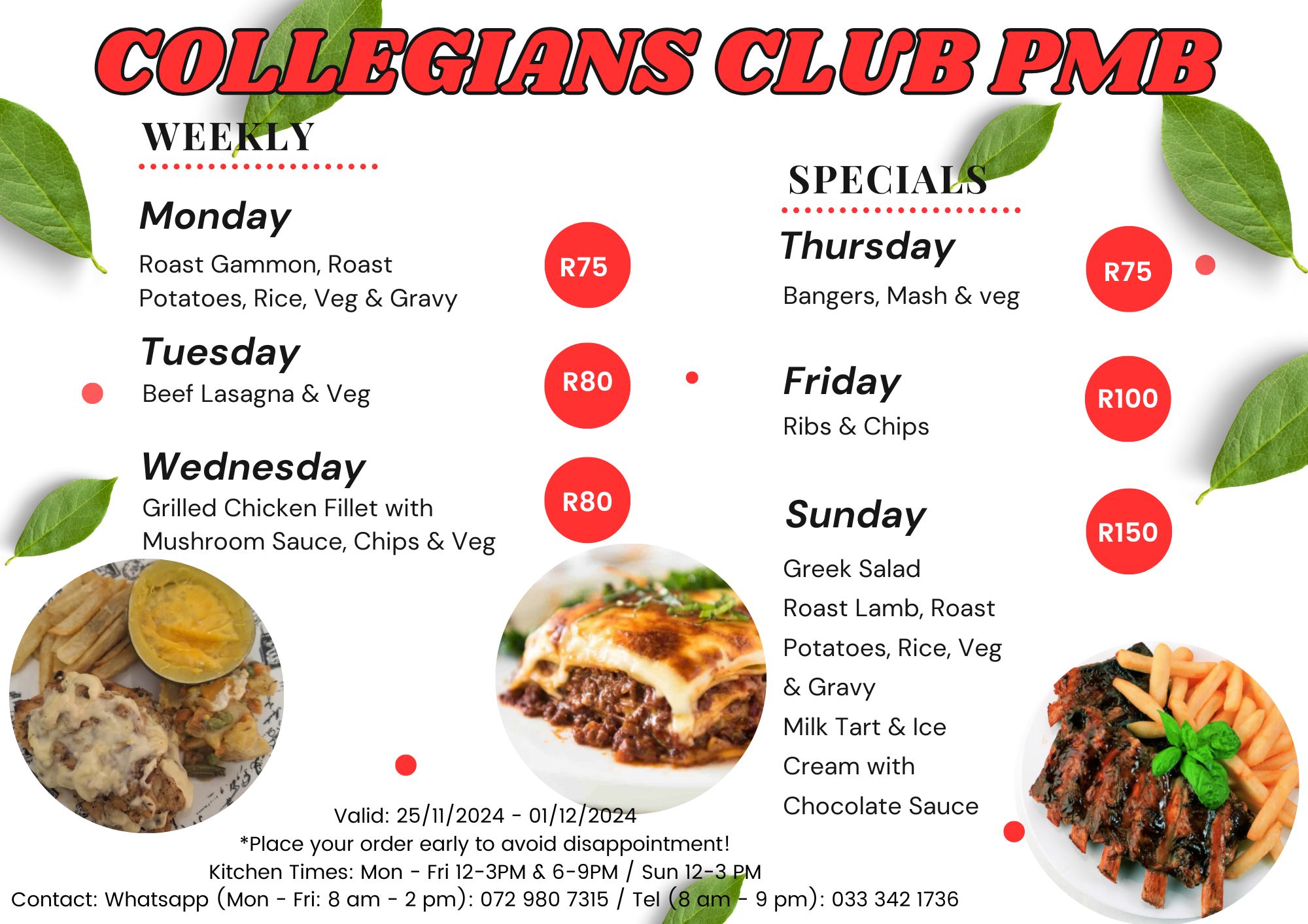 PMB Collegians Club – Banqueting, Sport, Entertainment, Good Food